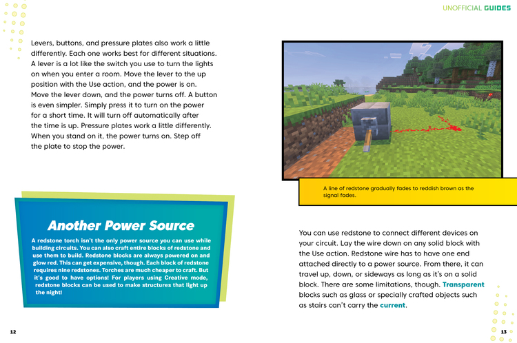 Redstone and Transportation: A Minecraft Guide - Garrett Book Company