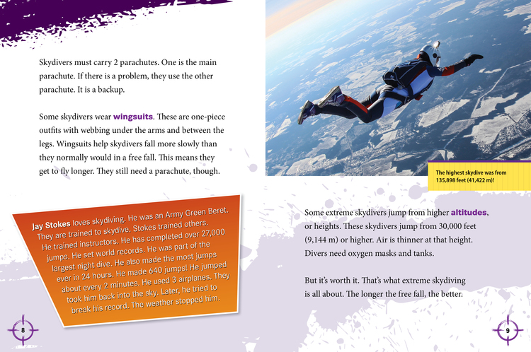 Free Fall: Extreme Skydiving - Garrett Book Company