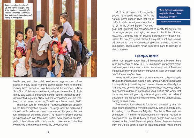 Thinking Critically: Immigration and Border - Garrett Book Company